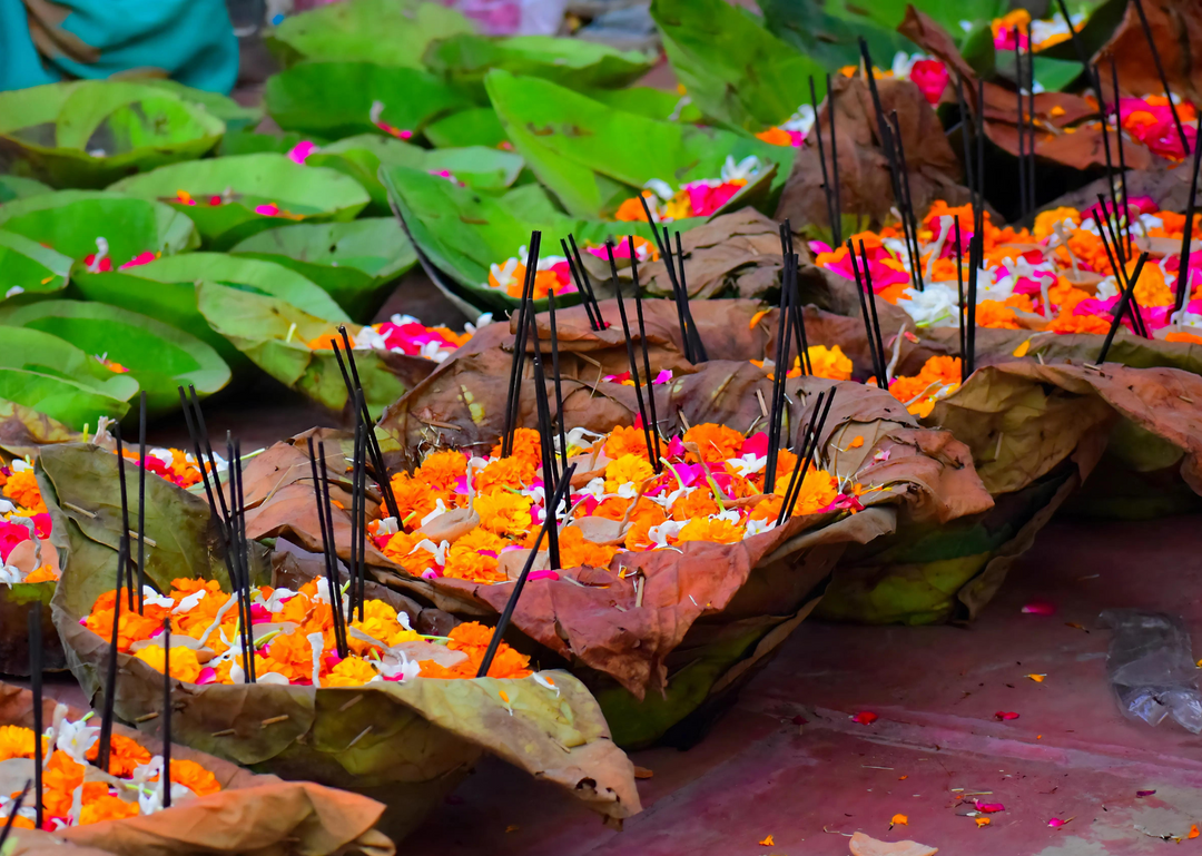 Sustainable Incense from Temple Flowers | Help Us Green